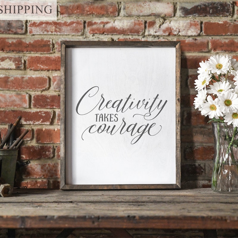 Creativity Sign - Etsy