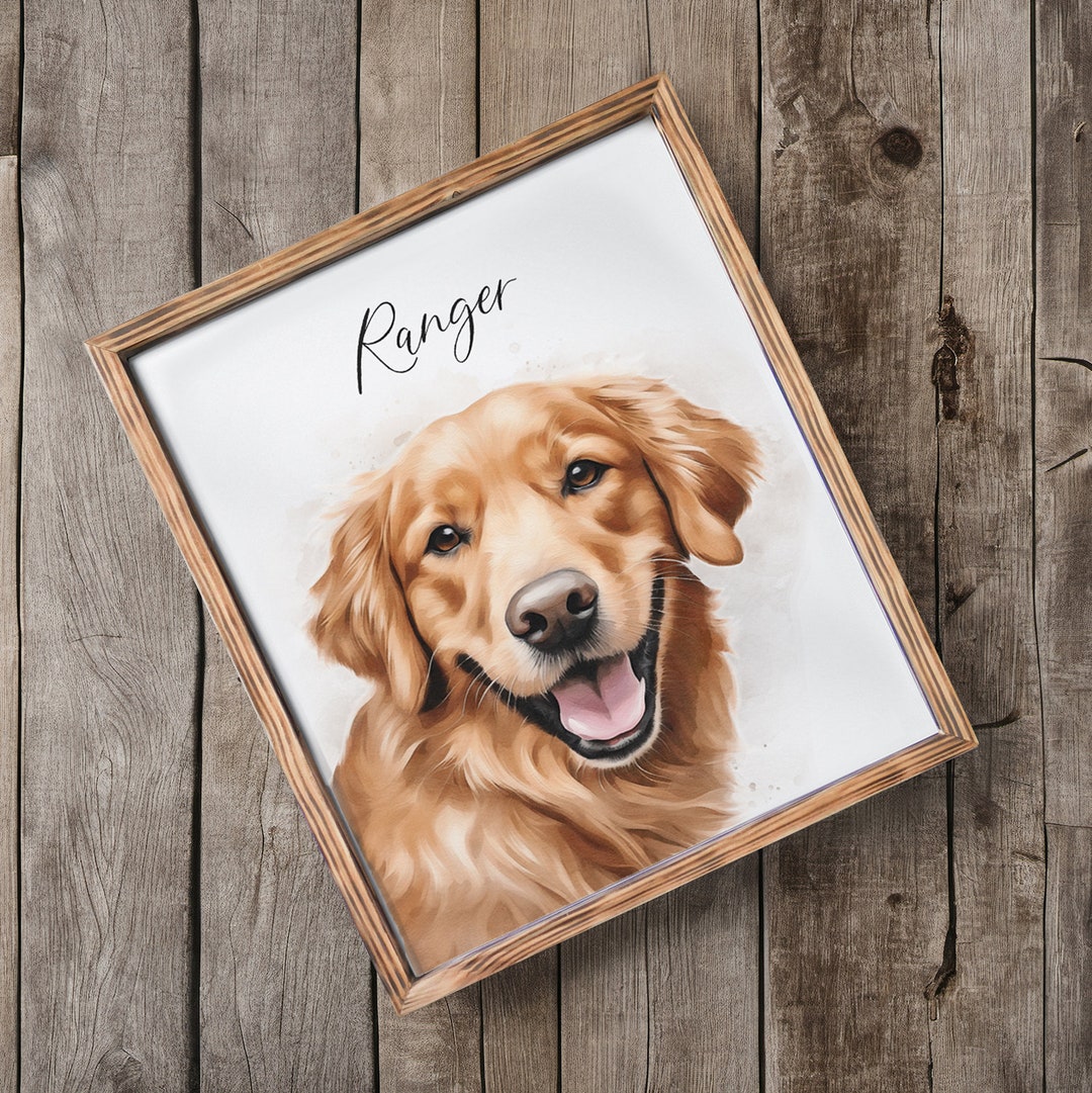 Pet Portrait, Pet Drawing, Custom Dog Portrait, Custom Pet Portrait ...