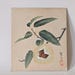 Shikishi Painting | Watercolour Drawing | Chesnut Fruits and Leaves - Etsy