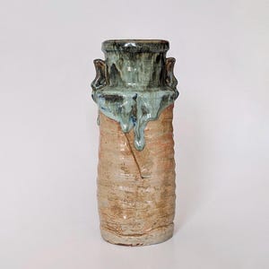 Japanese Ikebana Vase | Iga Ware Vessel | Studio Pottery Hanaire - Etsy