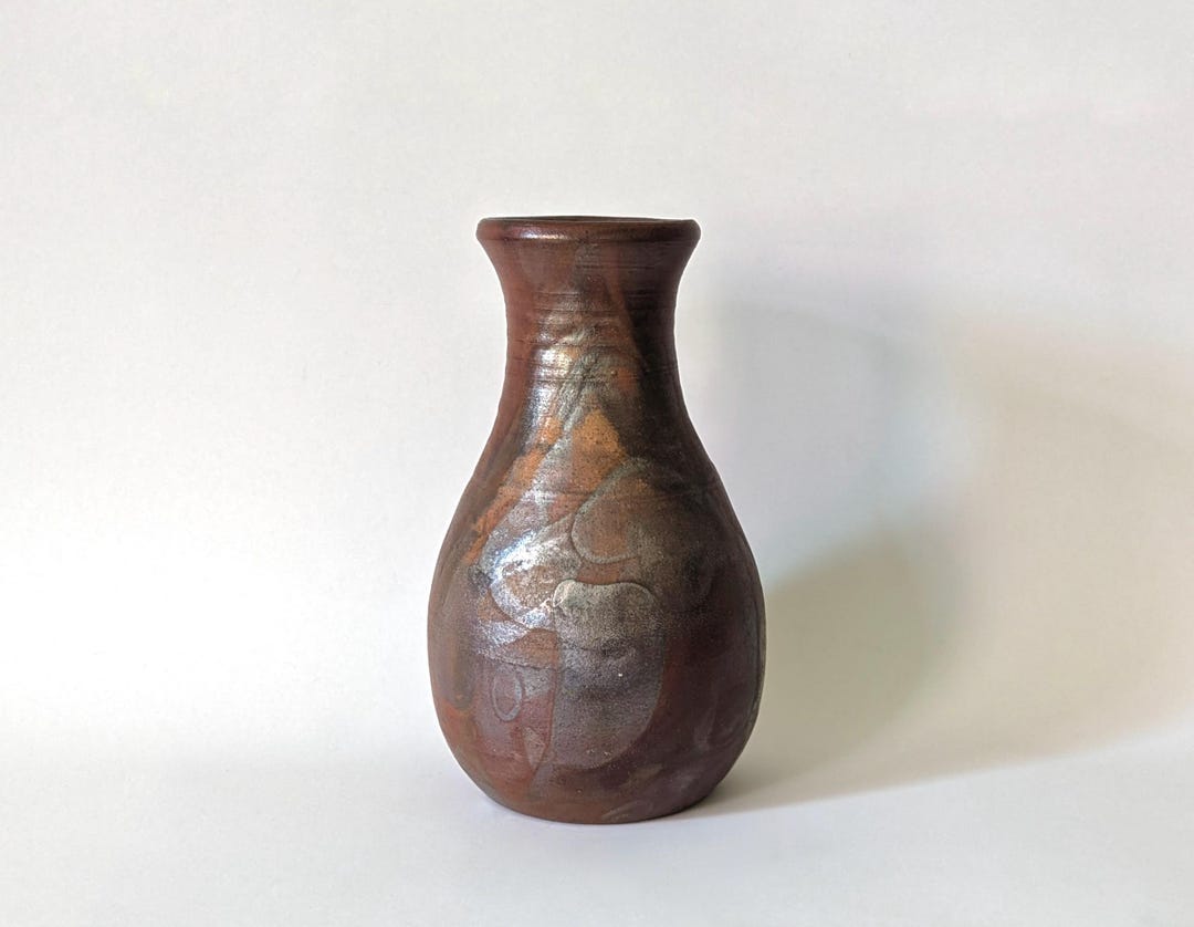 Japanese Ikebana Vase Tamba Ware Studio Pottery Hanaire - Etsy