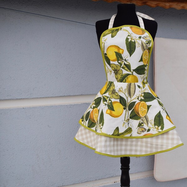 Lemon Apron - Etsy