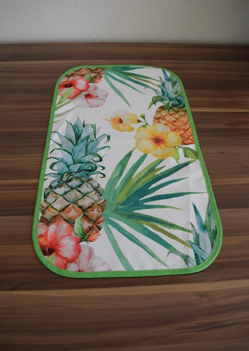 6 Pcs Pineapple Pattern Table Placemats, Fruit Placemats, Pineapple Table Cloth, Fruit Table ...