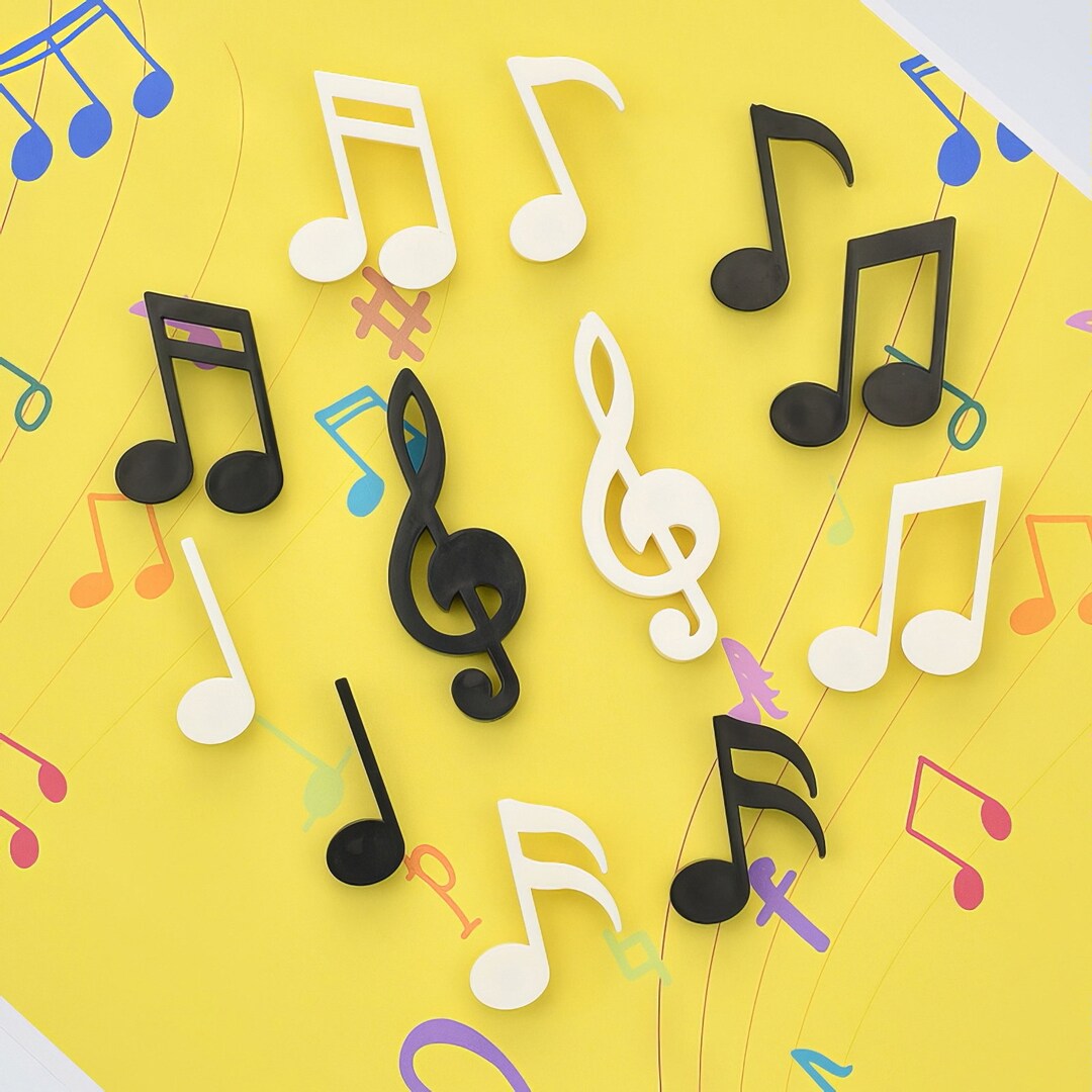 Music Note Magnetic Clips Set, Fridge Magnets Clip Refrigerator ...