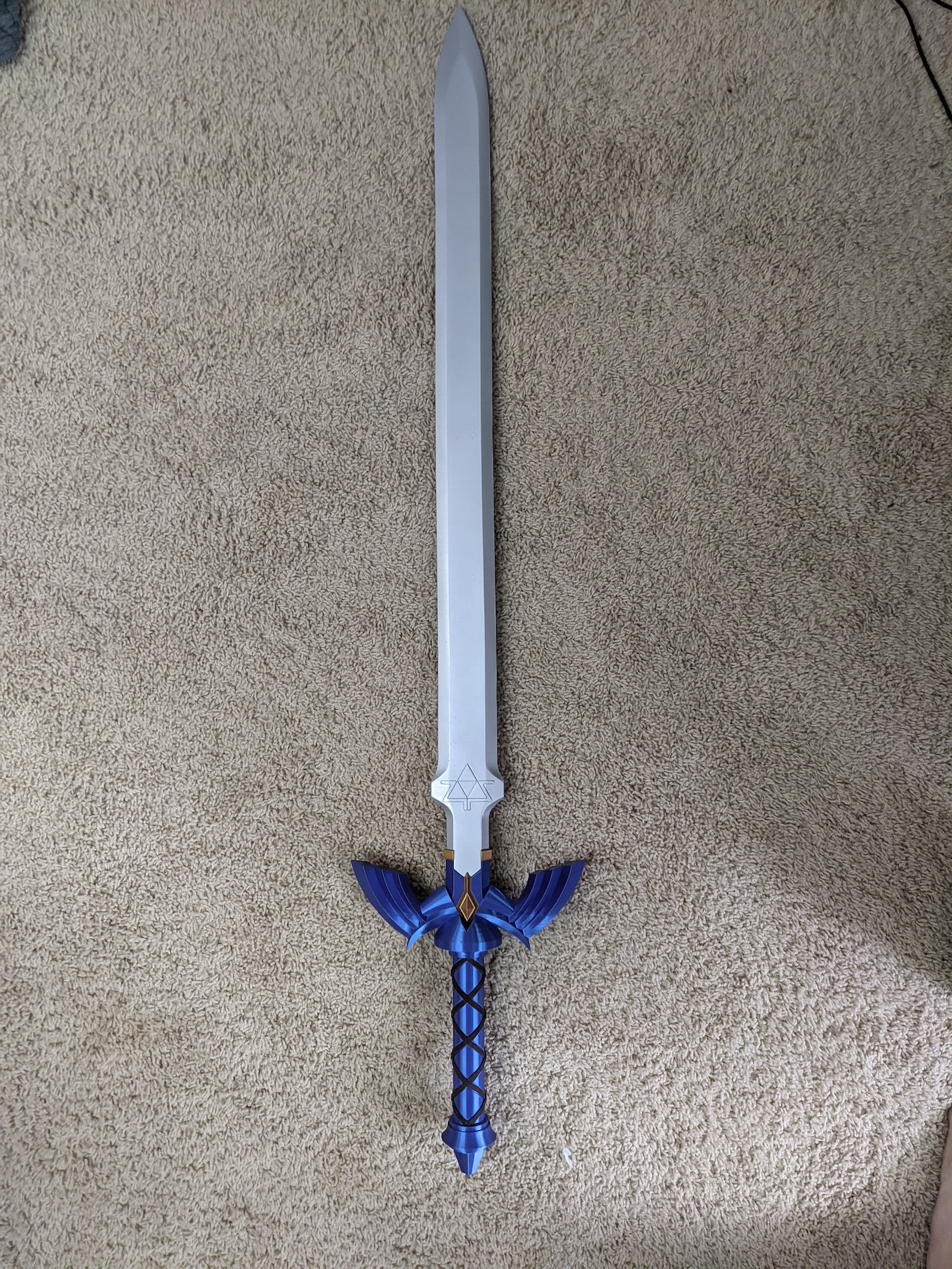 Life Size Master Sword 3D Printed Kit - Legend of Zelda Breath of the ...