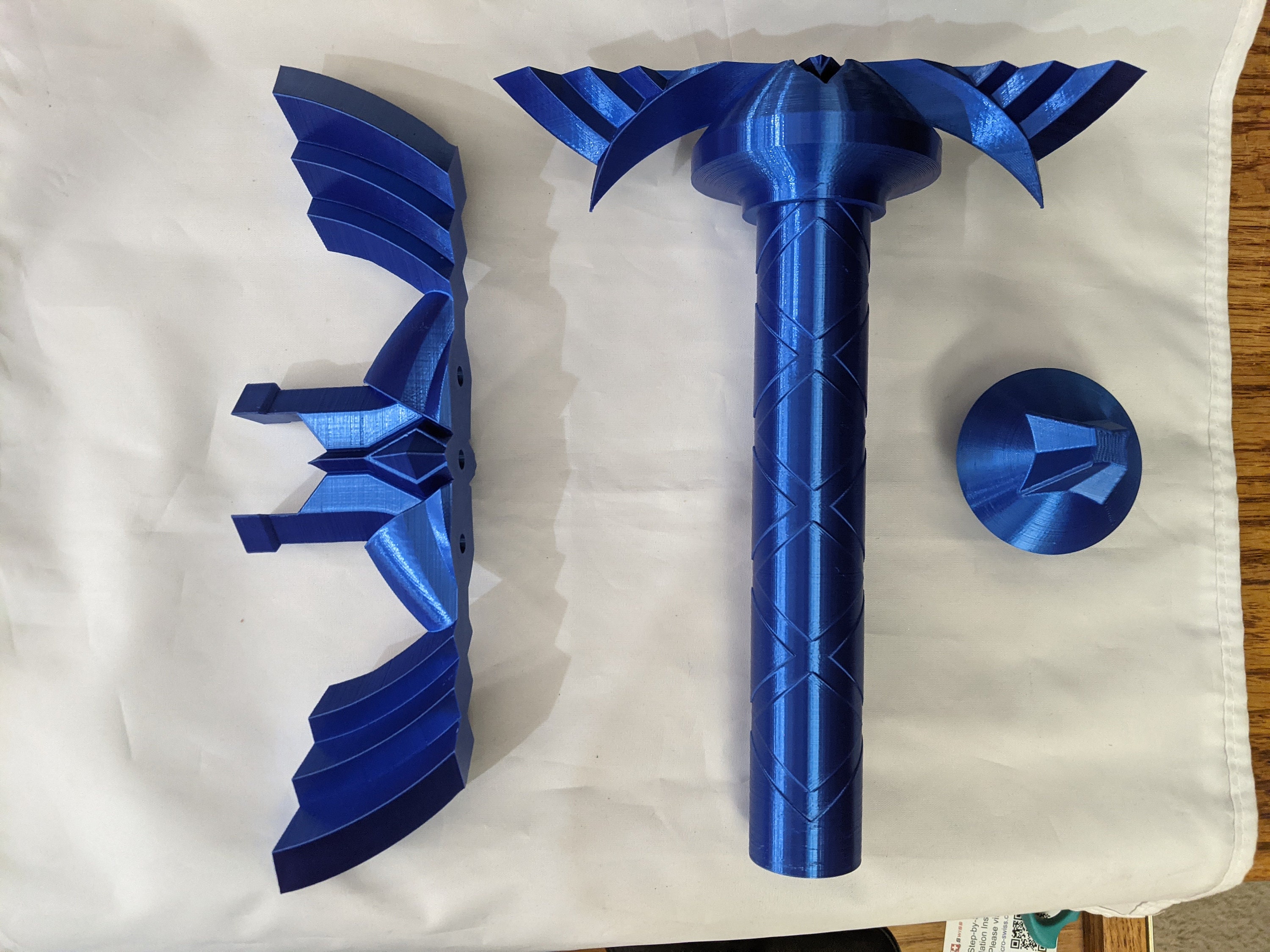 Life Size Master Sword 3D Printed Kit Legend of Zelda Breath of the ...