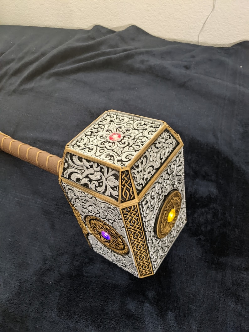 Infinity Mjolnir - 3D Printed Custom Mjolnir - Thor's Hammer - Kit or ...