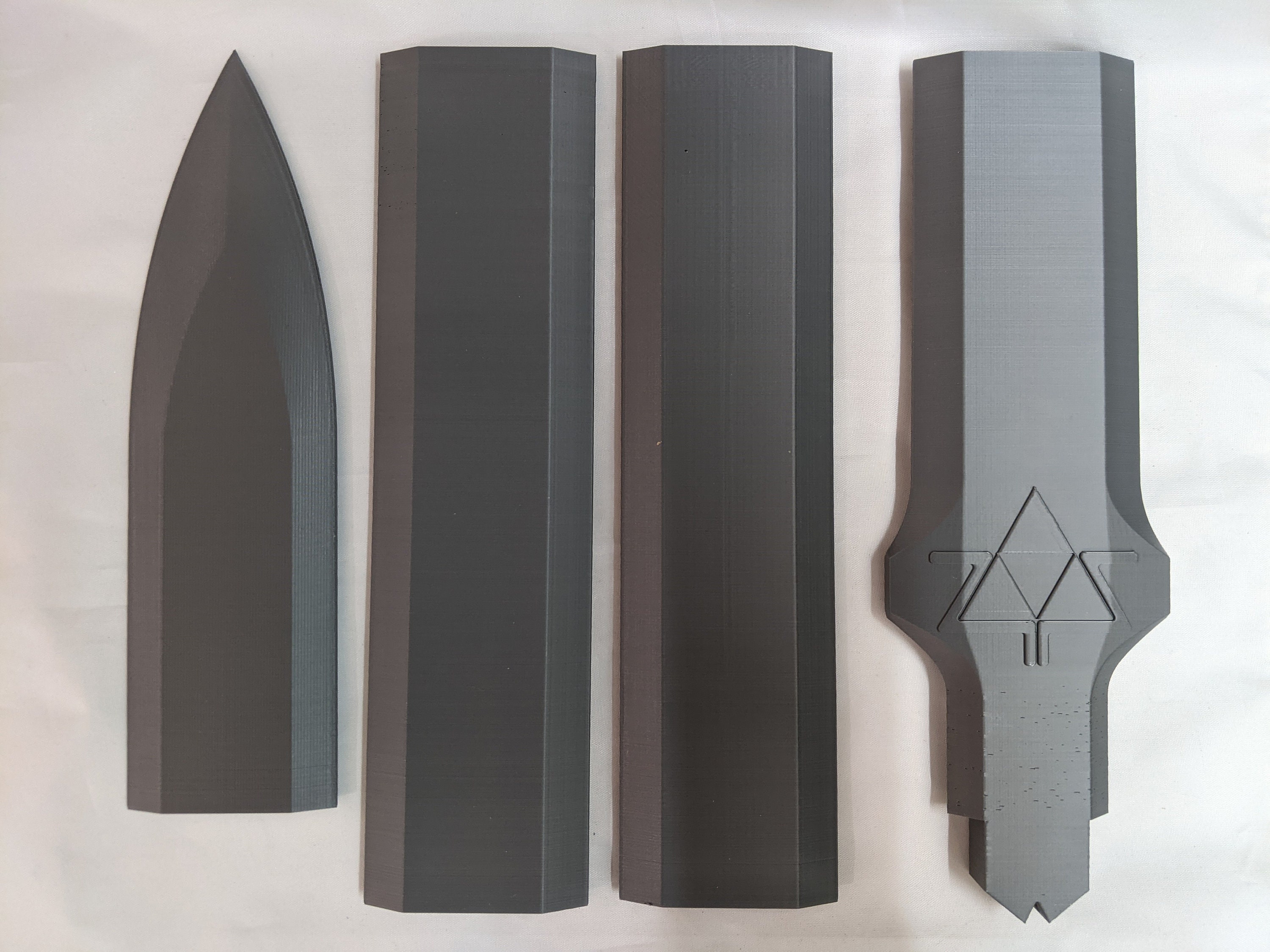 Life Size Master Sword 3D Printed Kit Legend of Zelda Breath of the ...