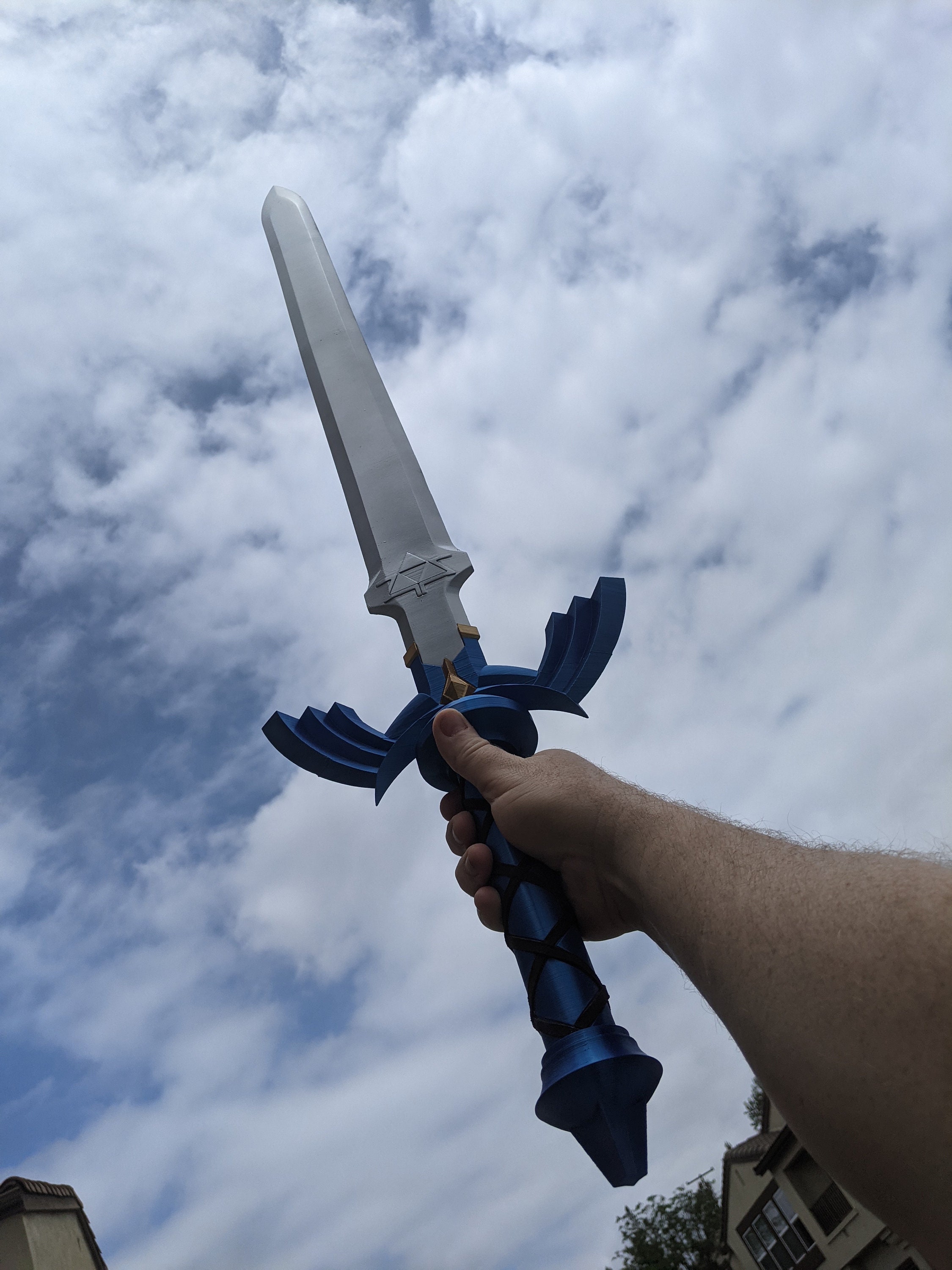 Life Size Master Sword 3d Printed Kit Legend Of Zelda Breath Of The