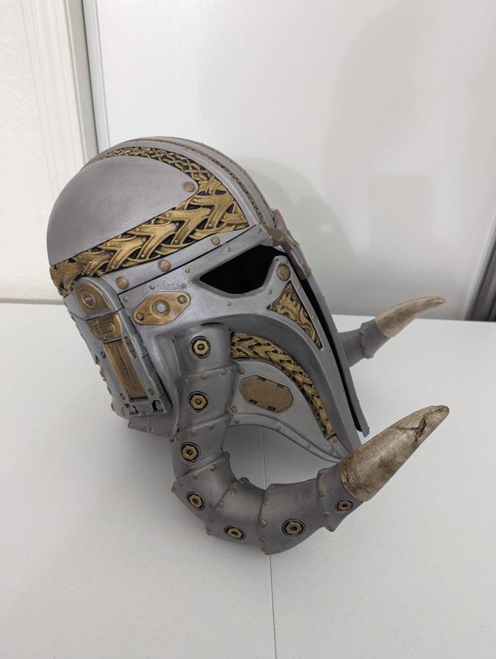 Mandalorian Mythosaur Blacksmith Helmet 3D Printed - Etsy