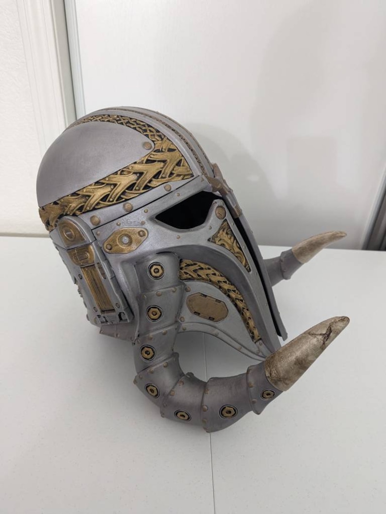 Mandalorian Mythosaur Blacksmith Helmet - 3D Printed DIY Kit - Etsy