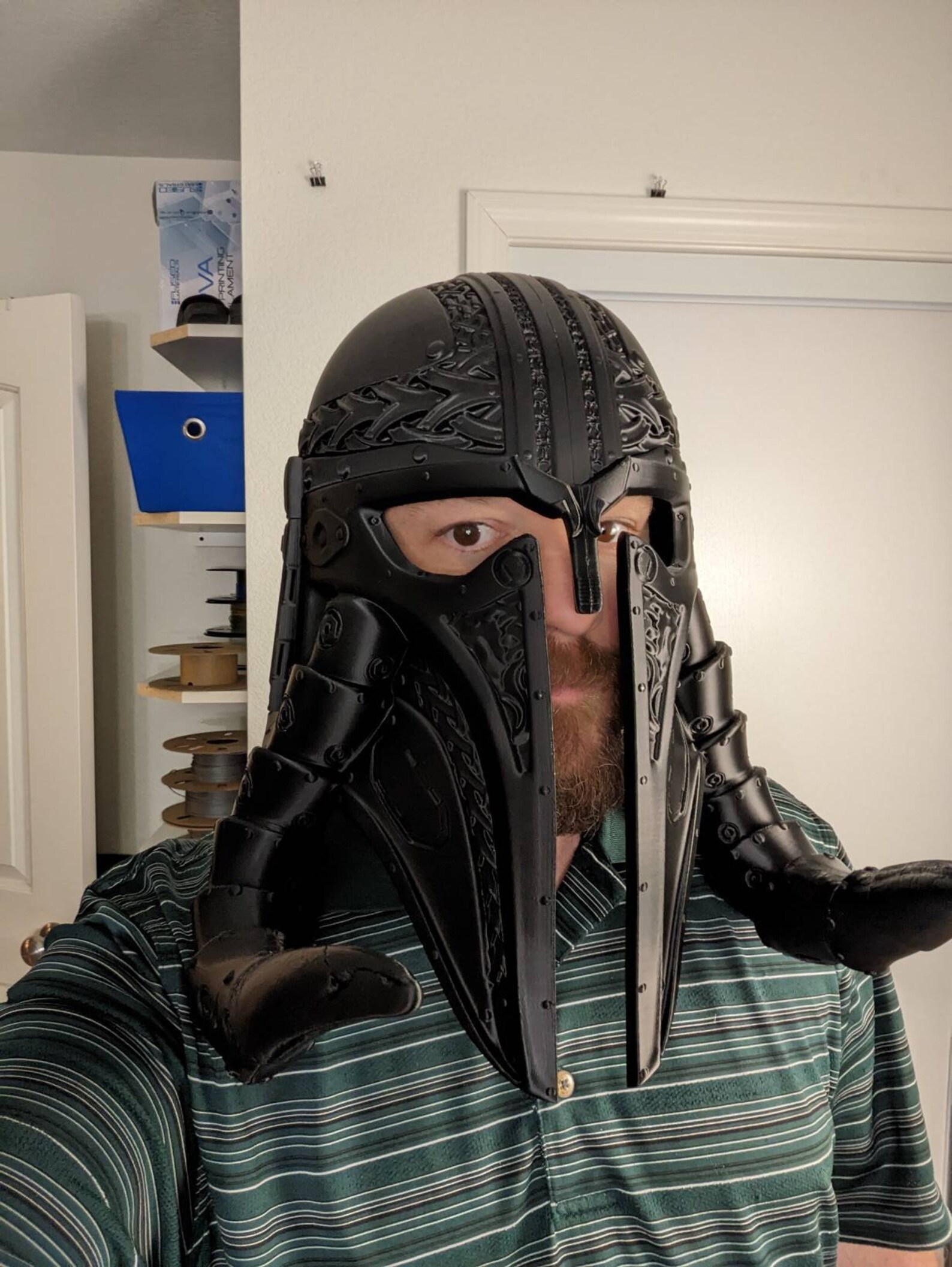 Mandalorian Mythosaur Blacksmith Helmet - 3D Printed DIY Kit - Etsy