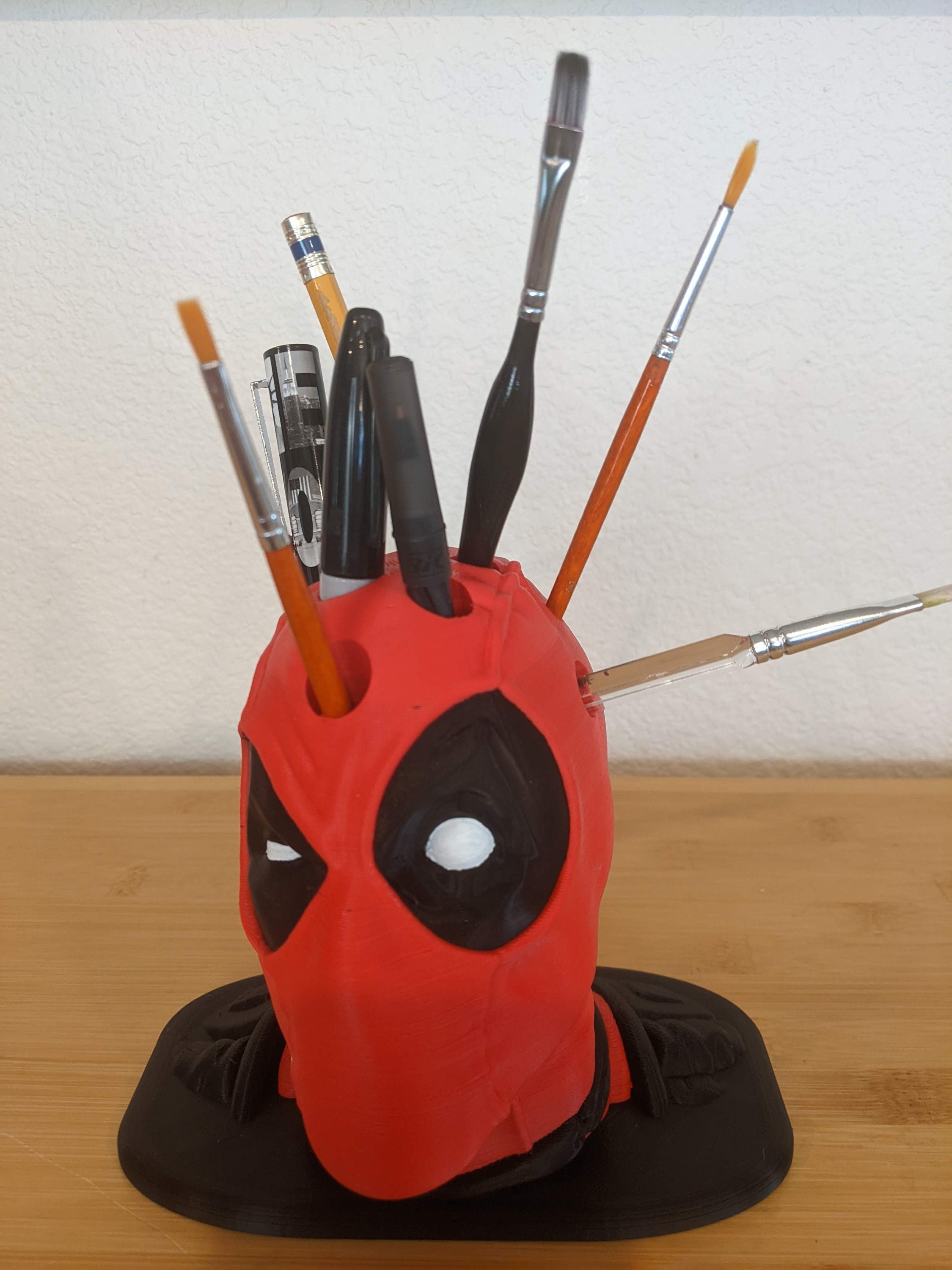 Deadpool Pen Holder / Brush / Small Item Holder 3D Printed - Etsy