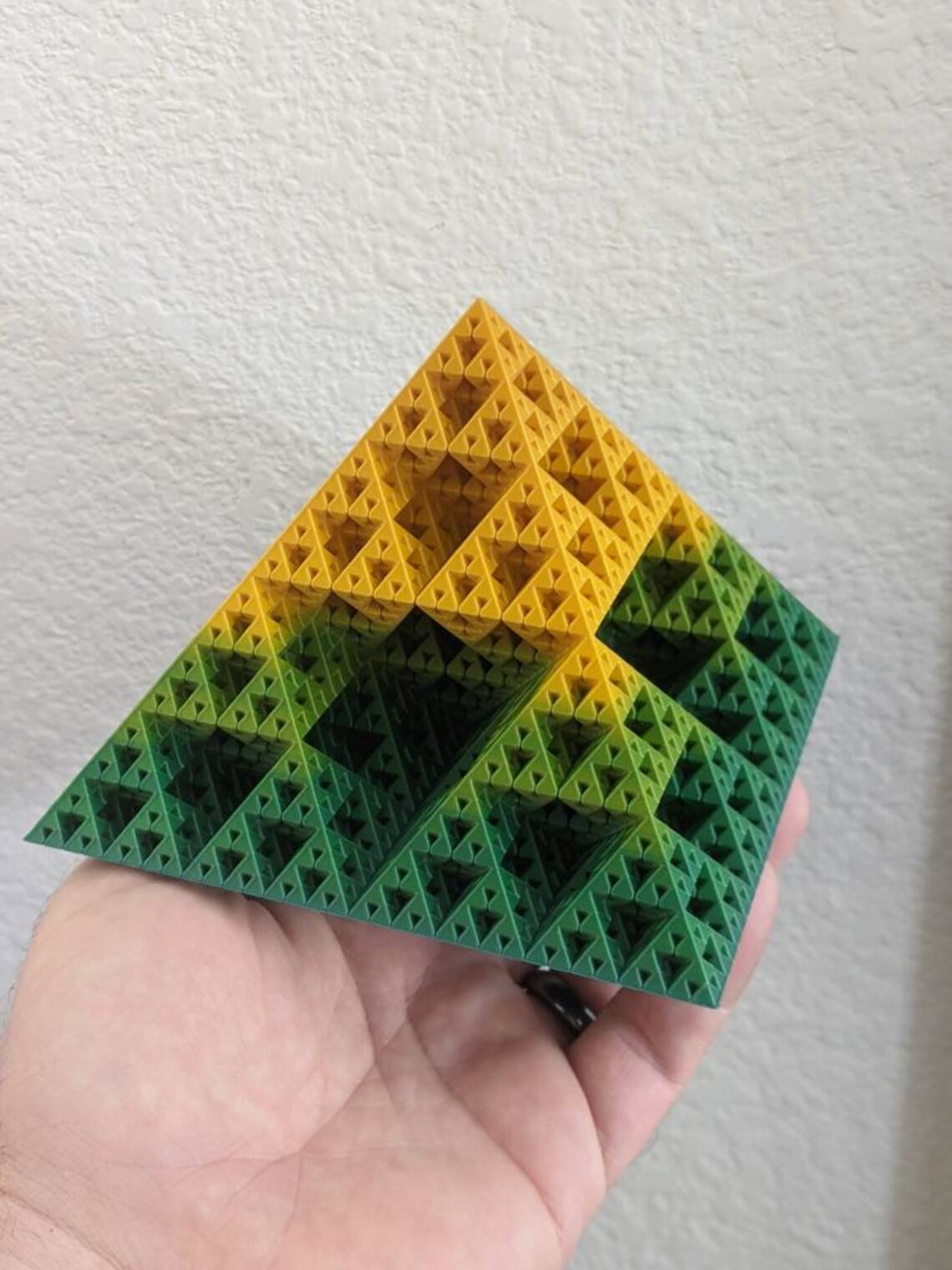 Fractal Pyramid / Sierpinski Triangle 3d Printed - Etsy