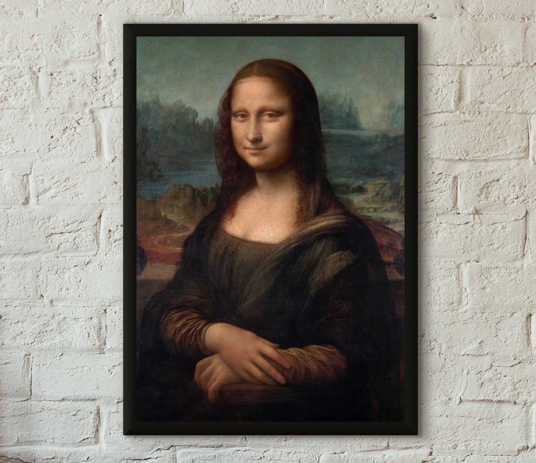 Mona Lisa Leonardo Da Vinci Poster Professionally Printed - Etsy