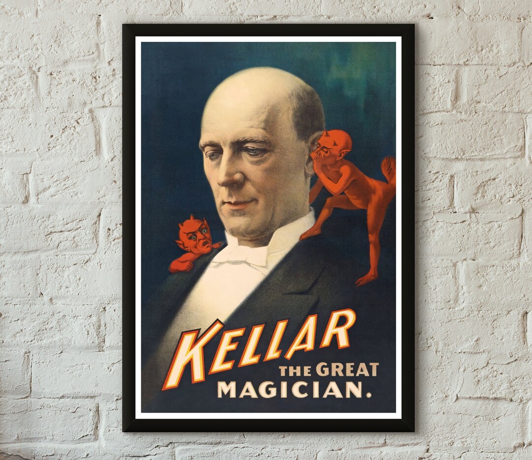 Kellar Magician Poster Professionally Printed Studio - Etsy
