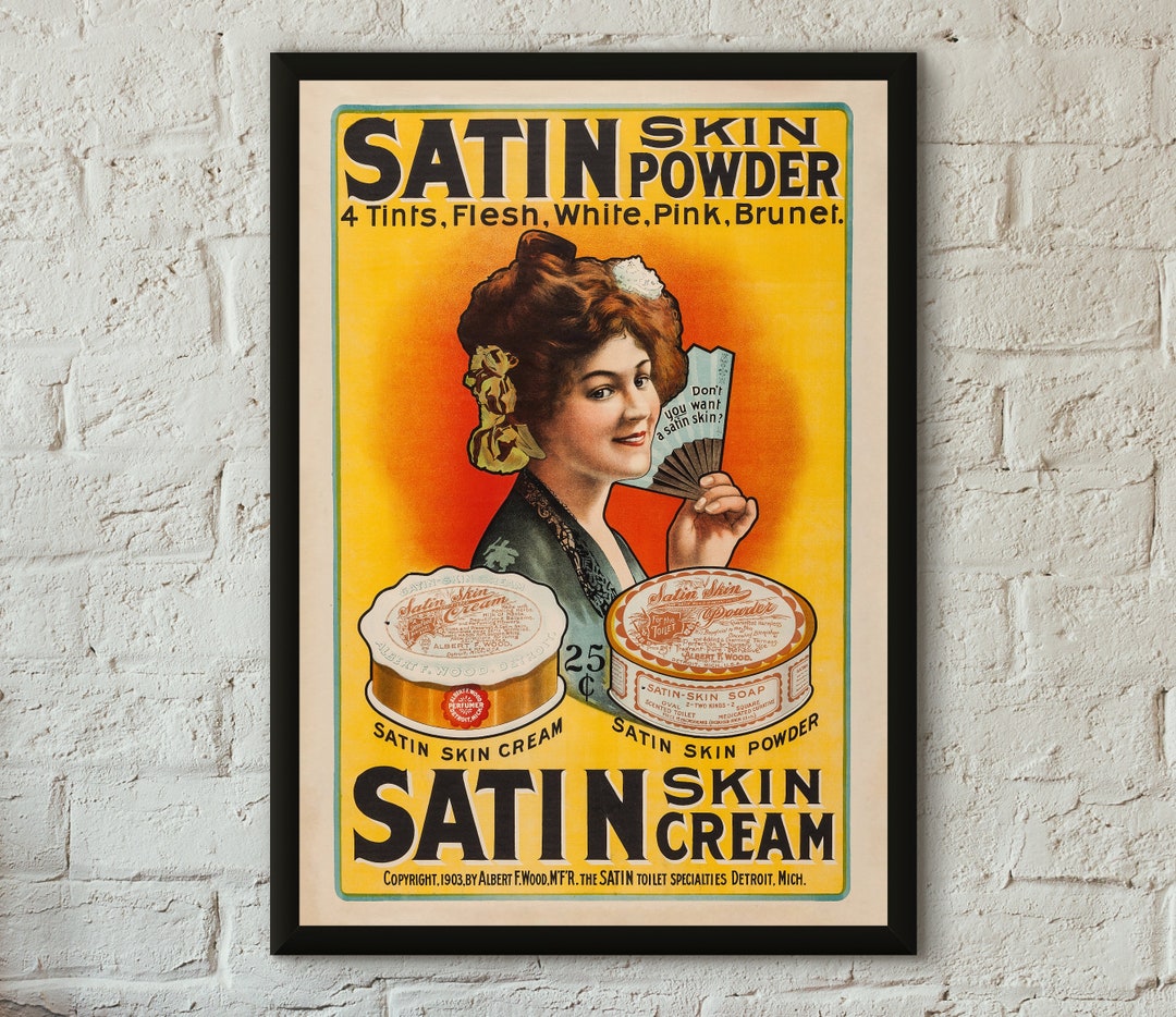 Satin Skin Cream Poster Professionally Printed Studio Quality Satin ...