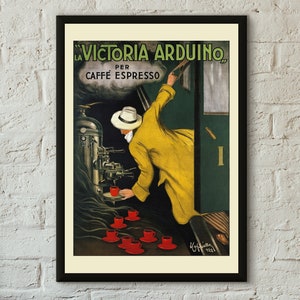 1922 La Victoria Arduino Coffee Poster - Professionally Printed ...