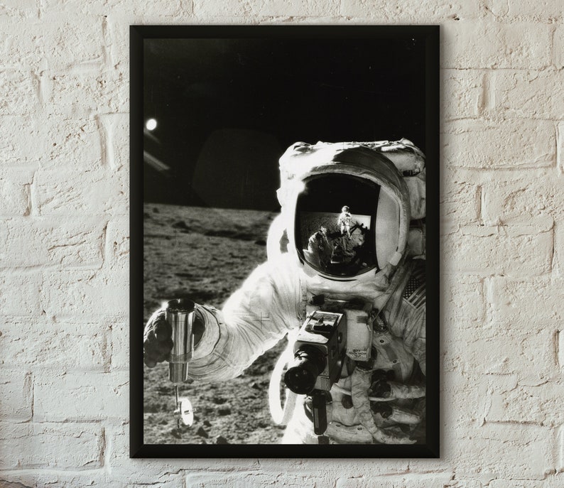 NASA Astronaut Moon Landing Poster Professionally Printed - Etsy UK