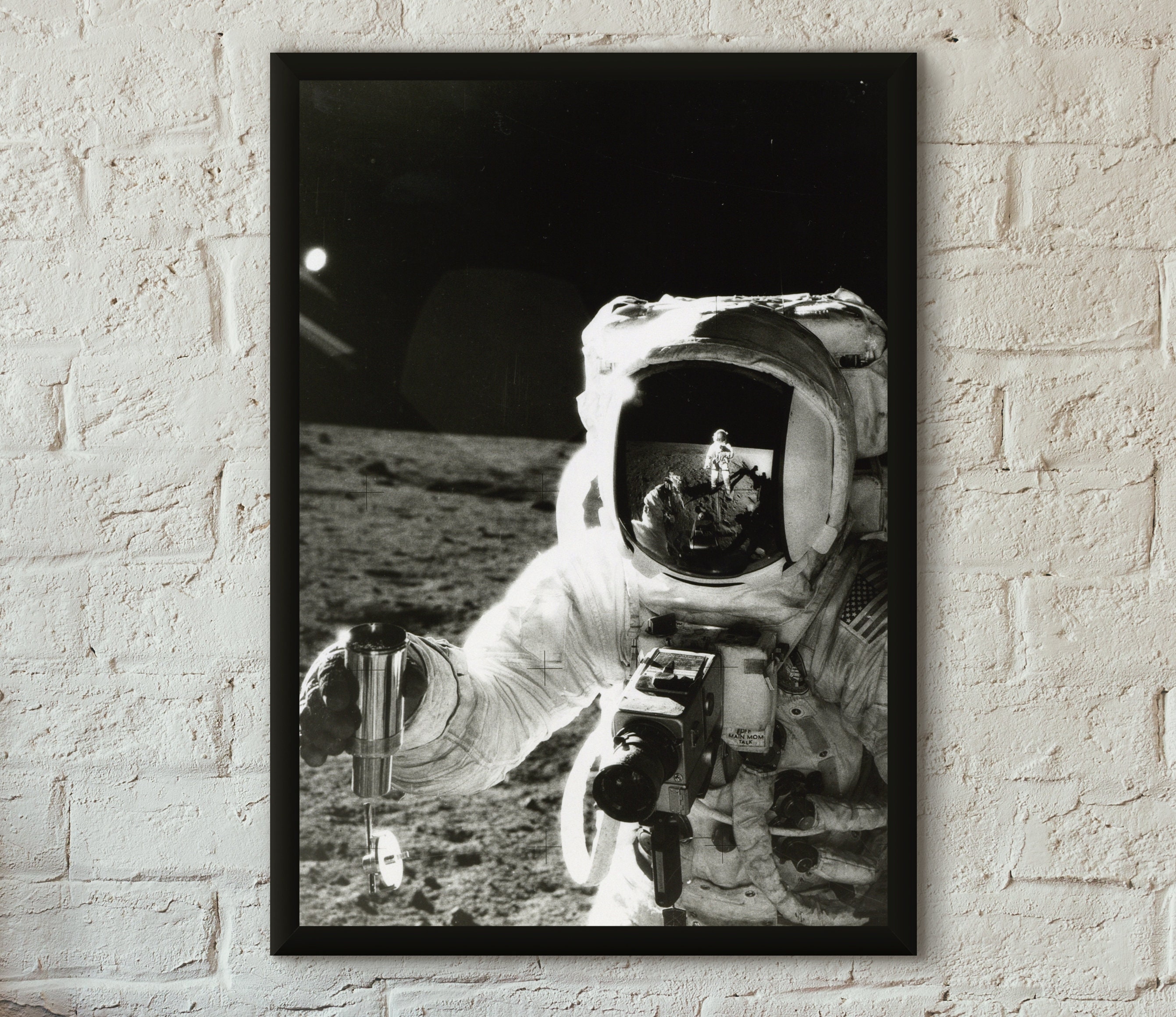 NASA Astronaut Moon Landing Poster Professionally Printed - Etsy UK