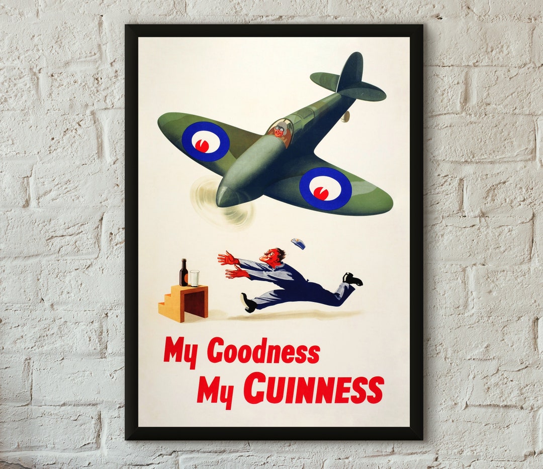 Guinness Advertising Poster Professionally Printed Studio - Etsy
