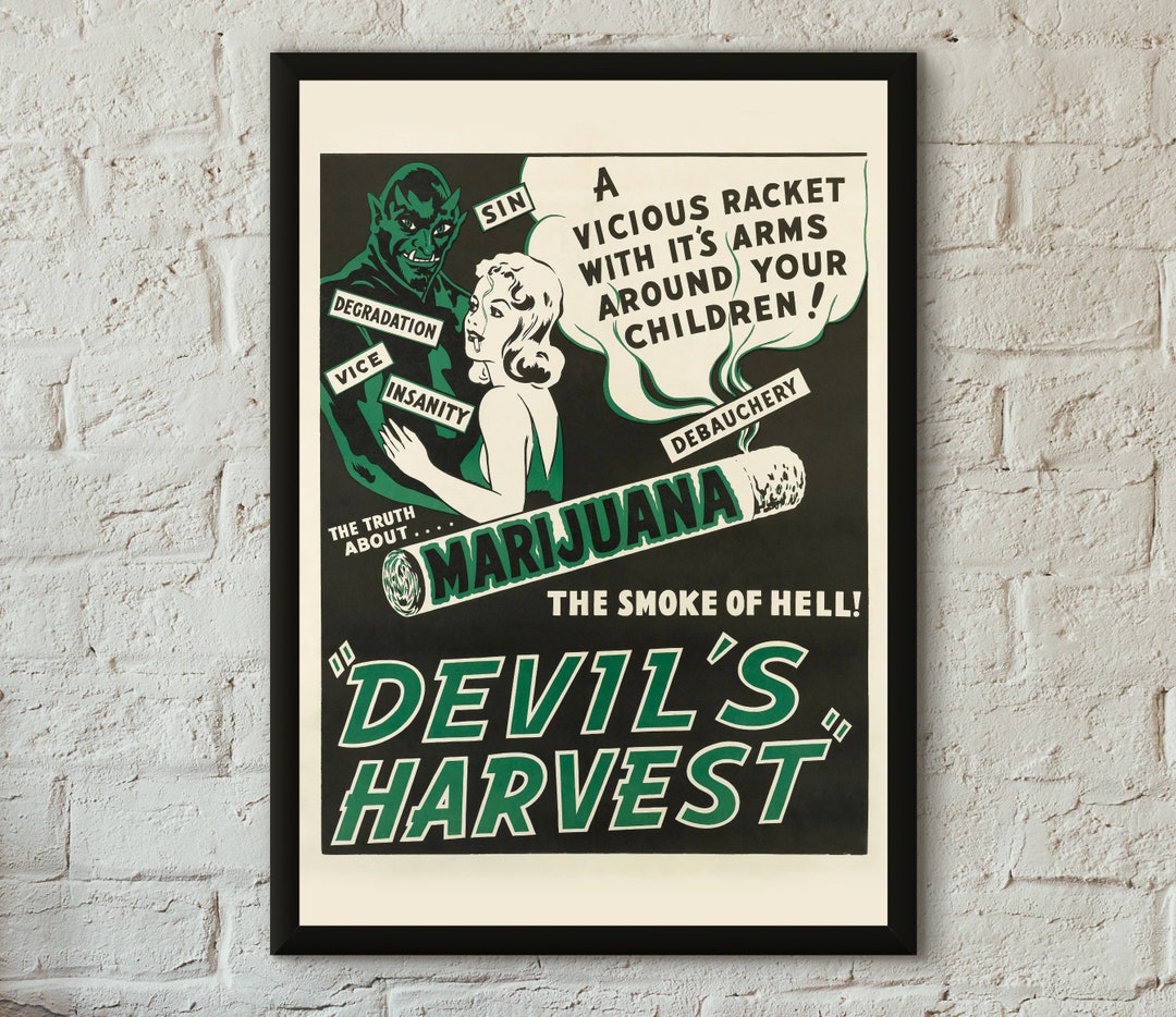 Devil's Harvest Smoke of Hell Poster Professionally - Etsy