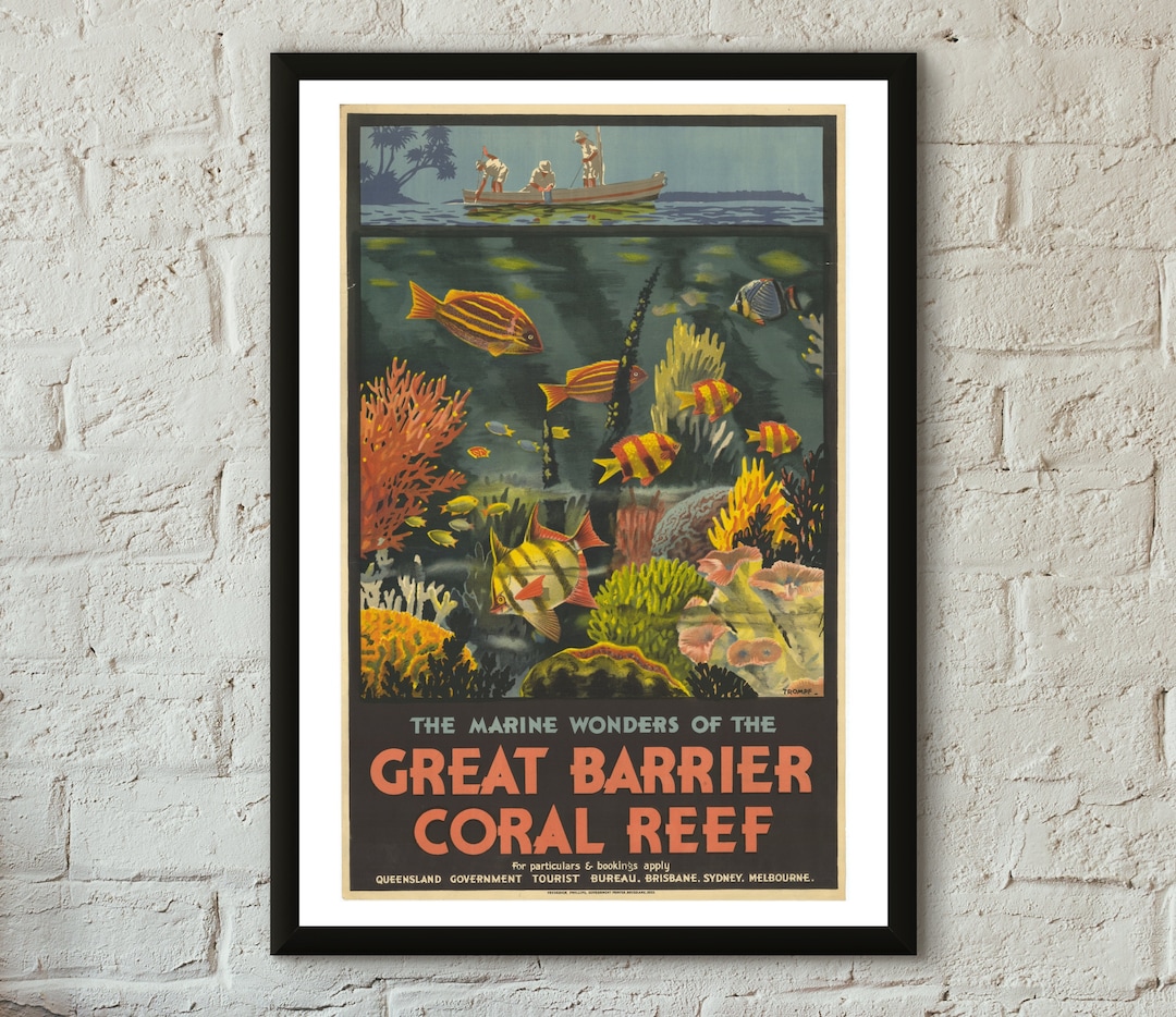 Great Barrier Coral Reef Poster Professionally Printed Studio Quality ...