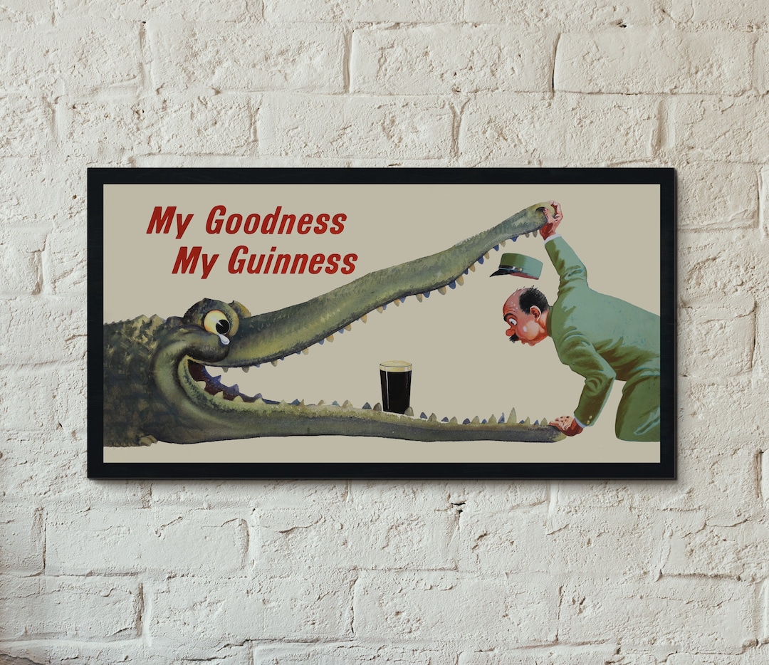 Guinness Advertising Poster Professionally Printed Studio Quality ...