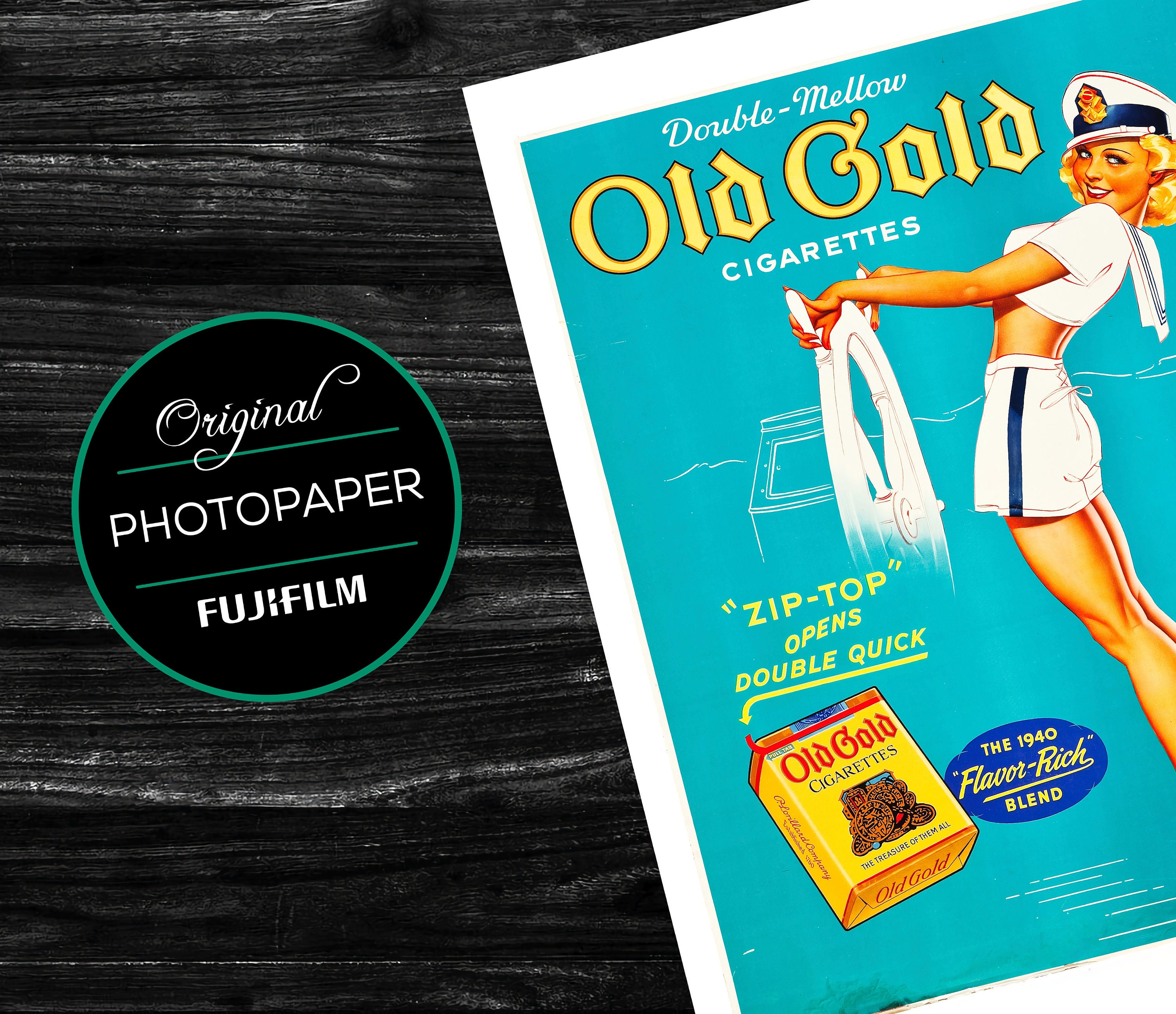 Old Gold Cigarettes Poster Professionally Printed Studio - Etsy