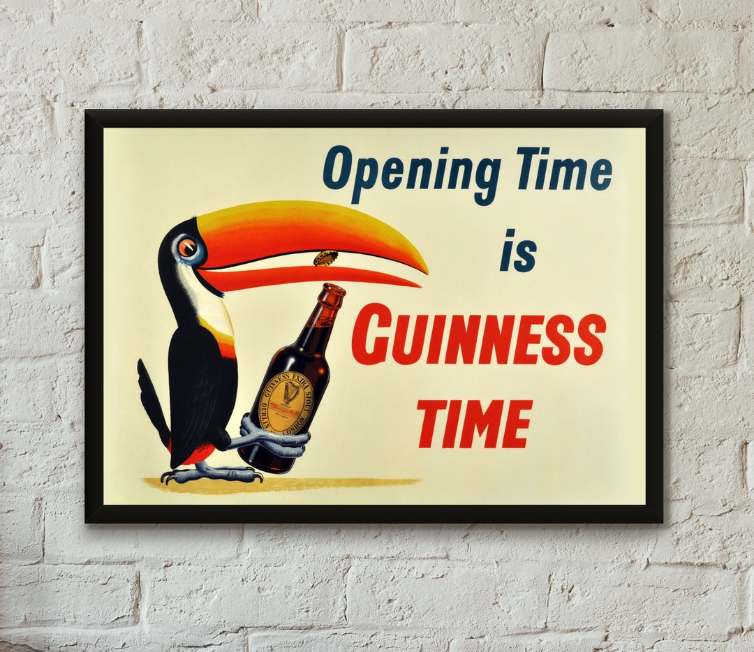 Guinness Advertising Poster Professionally Printed Studio Quality ...
