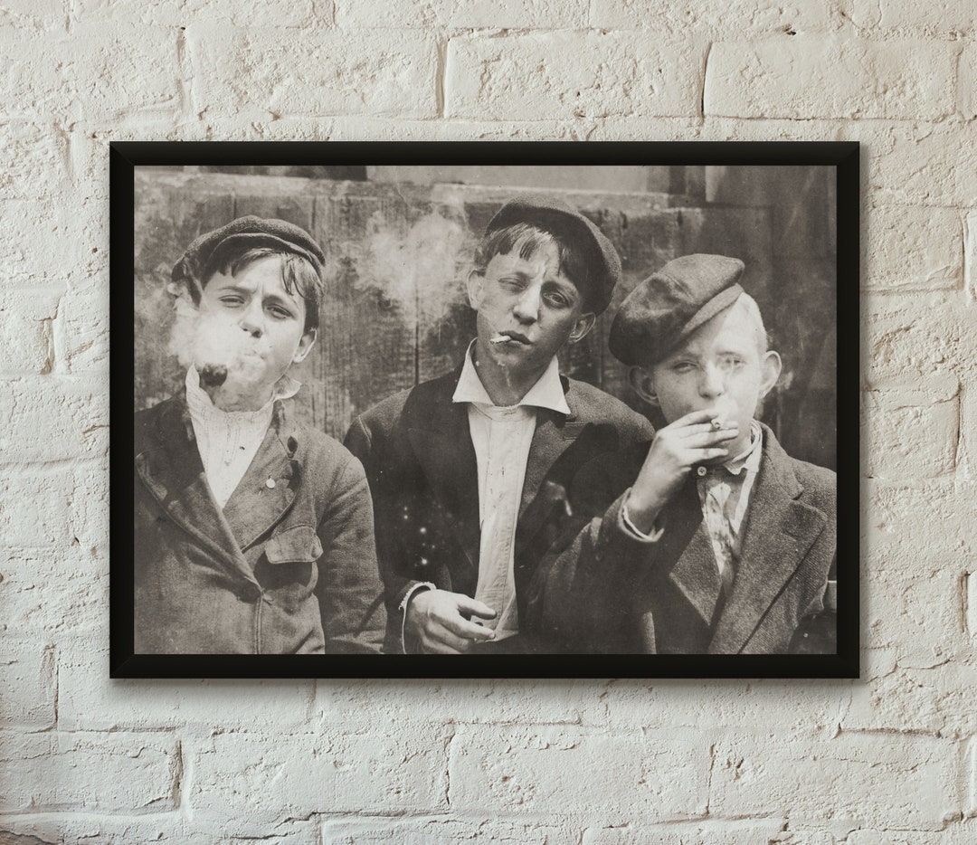 Three Boys Smoking Poster Professionally Printed Studio Quality Three ...