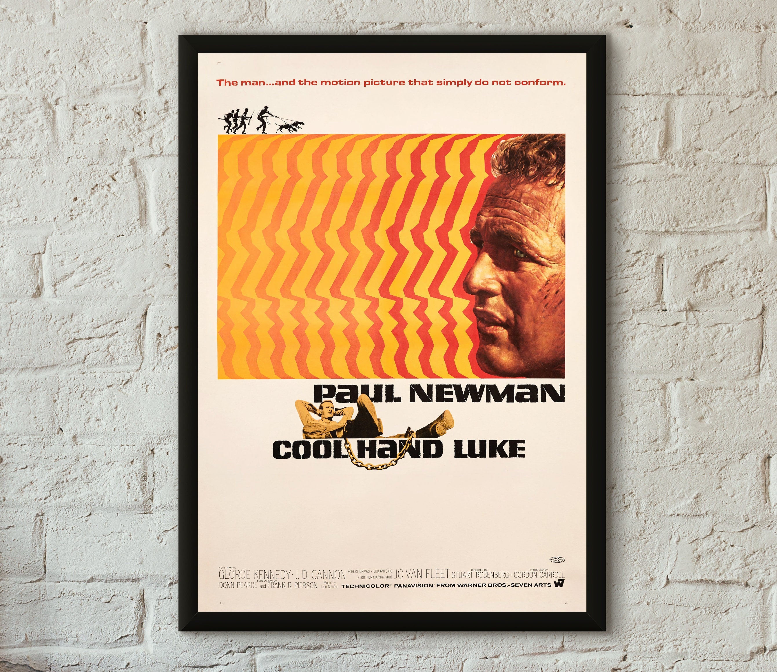 Vintage Cool Hand Luke Movie Poster - Professionally Printed Classic ...