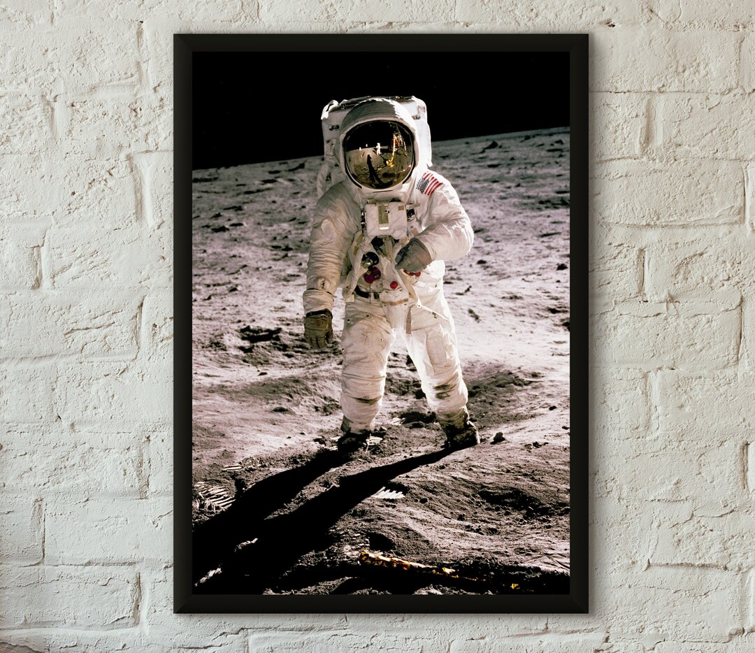 NASA Astronaut Moon Landing Poster Professionally Printed Studio ...