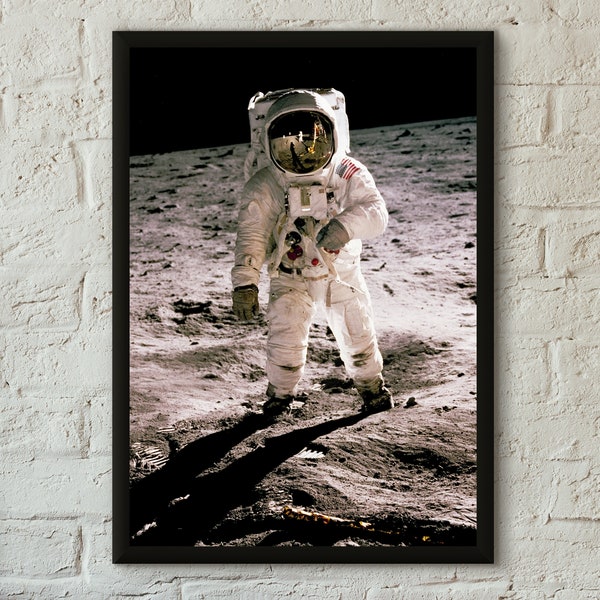 Moon Landing Poster - Etsy UK