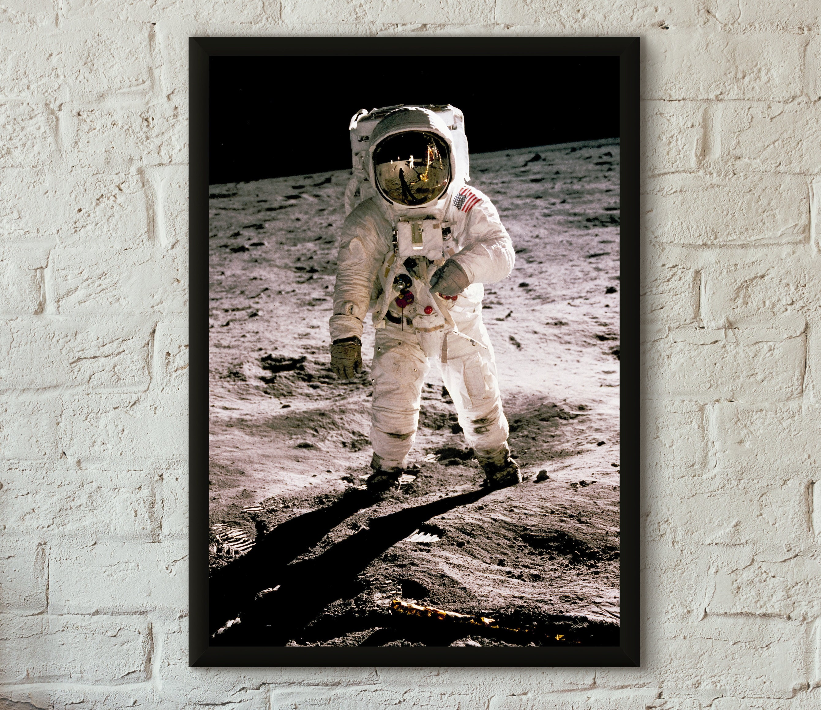 NASA Astronaut Moon Landing Poster Professionally Printed - Etsy