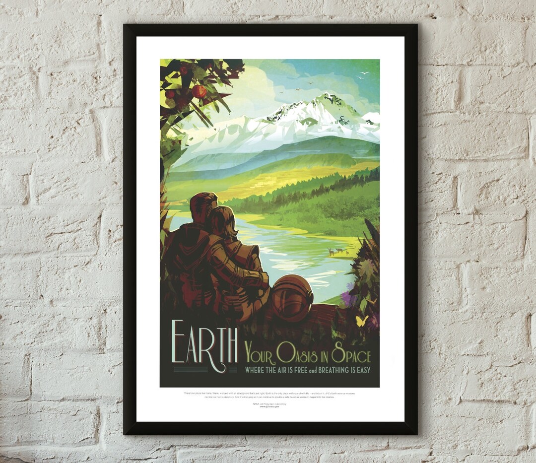 NASA Earth Poster Professionally Printed Studio Quality NASA Print - Etsy