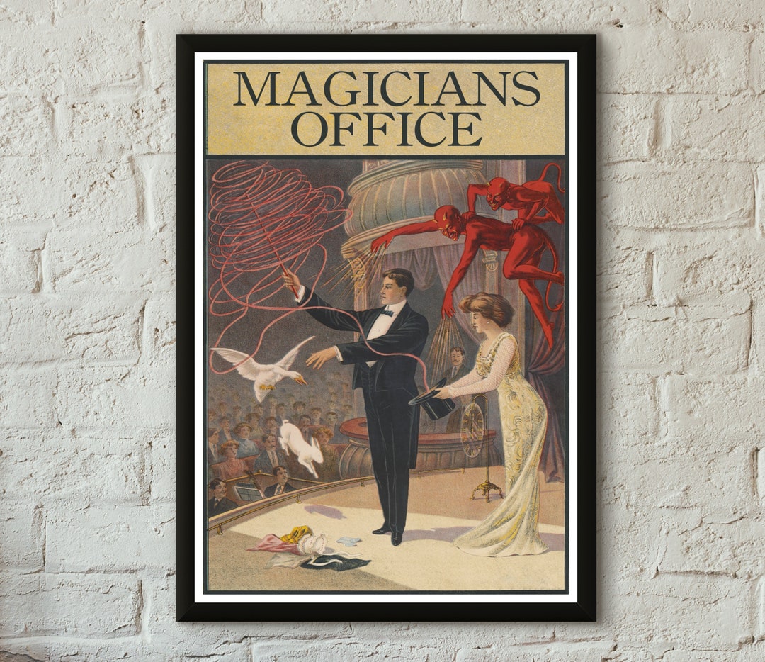 Magicians Office Poster - Professionally Printed - Studio Quality ...