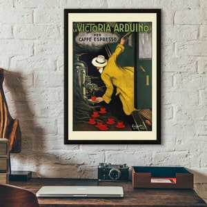 1922 La Victoria Arduino Coffee Poster - Professionally Printed ...