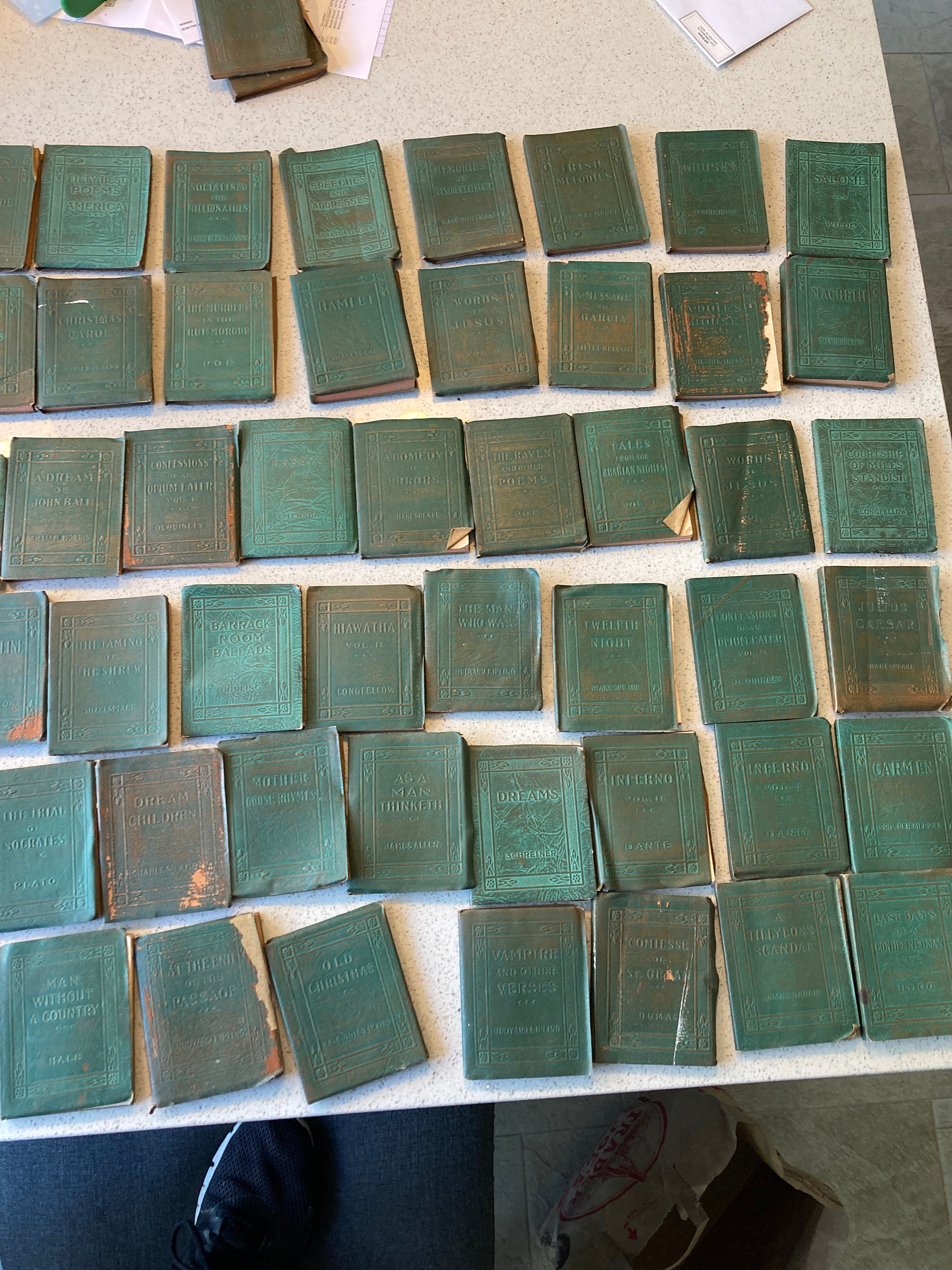 Little Leather Library - Etsy