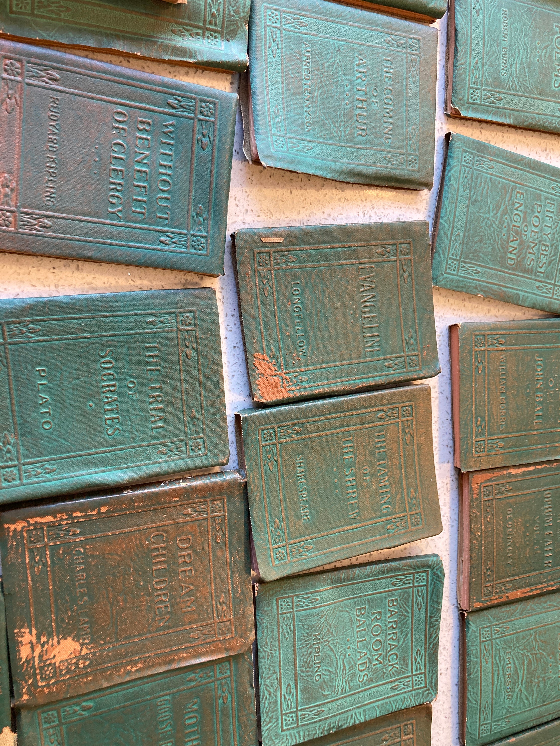 Little Leather Library - Etsy