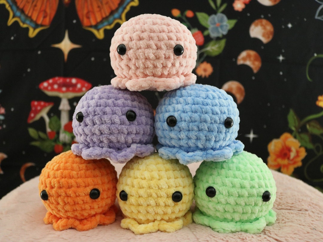 Amigurumi Octopus, Crochet Octopus Plushie, Pocket Octopus - Etsy