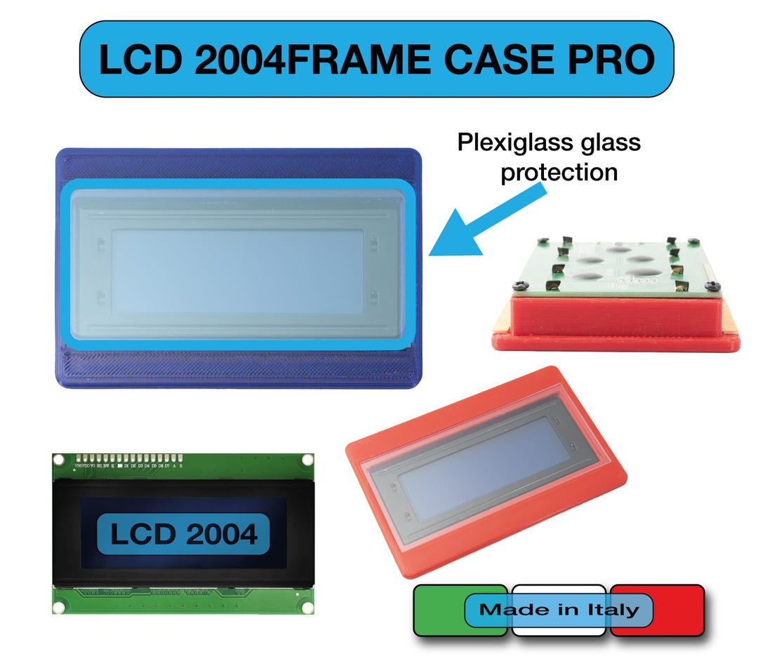 Frame Case Built-in LCD 2004 Housing Box Protection Arduino Raspberry ...