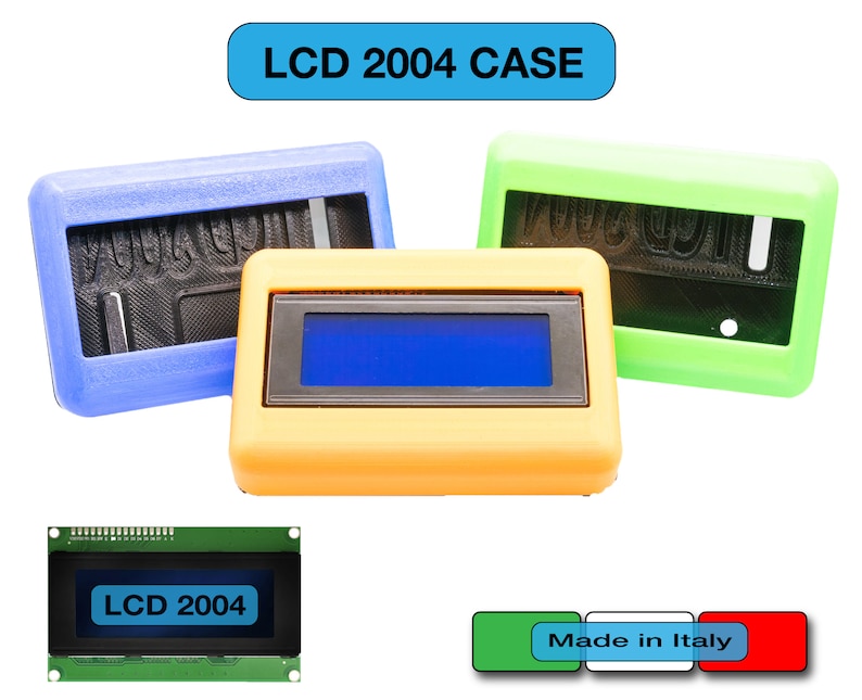 Case LCD 2004 Housing Box Protection Arduino Raspberry Enclosure ...