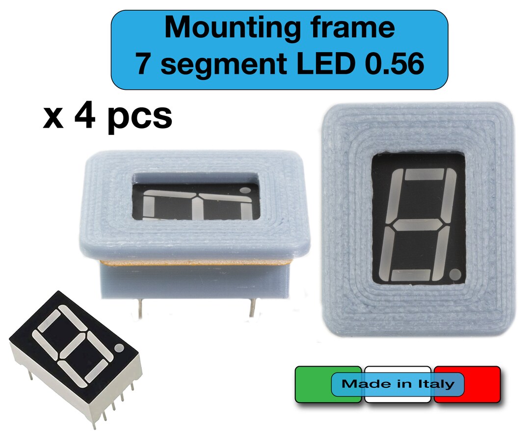 LED Display Mounting Frame 7 Segments 0.56 Inch Frame Case Frame ...