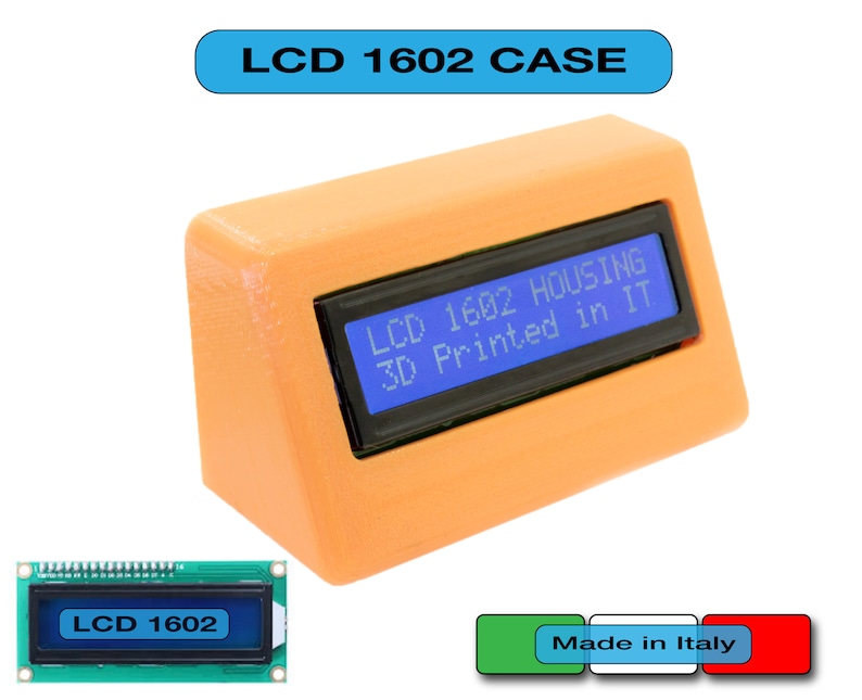 Case LCD 1602 Housing Box Protection Arduino Raspberry Enclosure ...