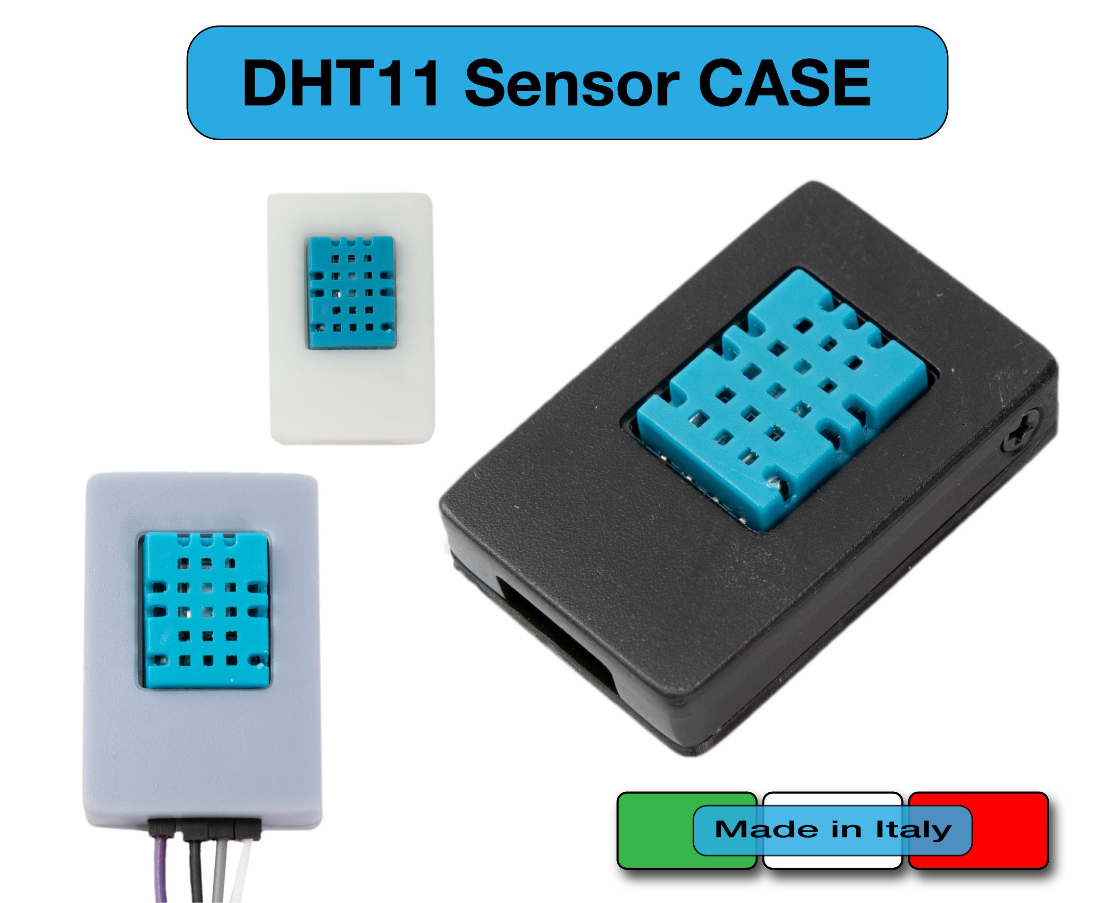 DHT-11 Humidity Sensor Case Arduino Raspberry Enclosure Box Protection ...