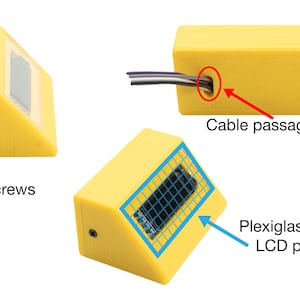 Case LCD OLED 0.91" Housing Box Protection Arduino Raspberry Enclosure Display 128x32 - Etsy