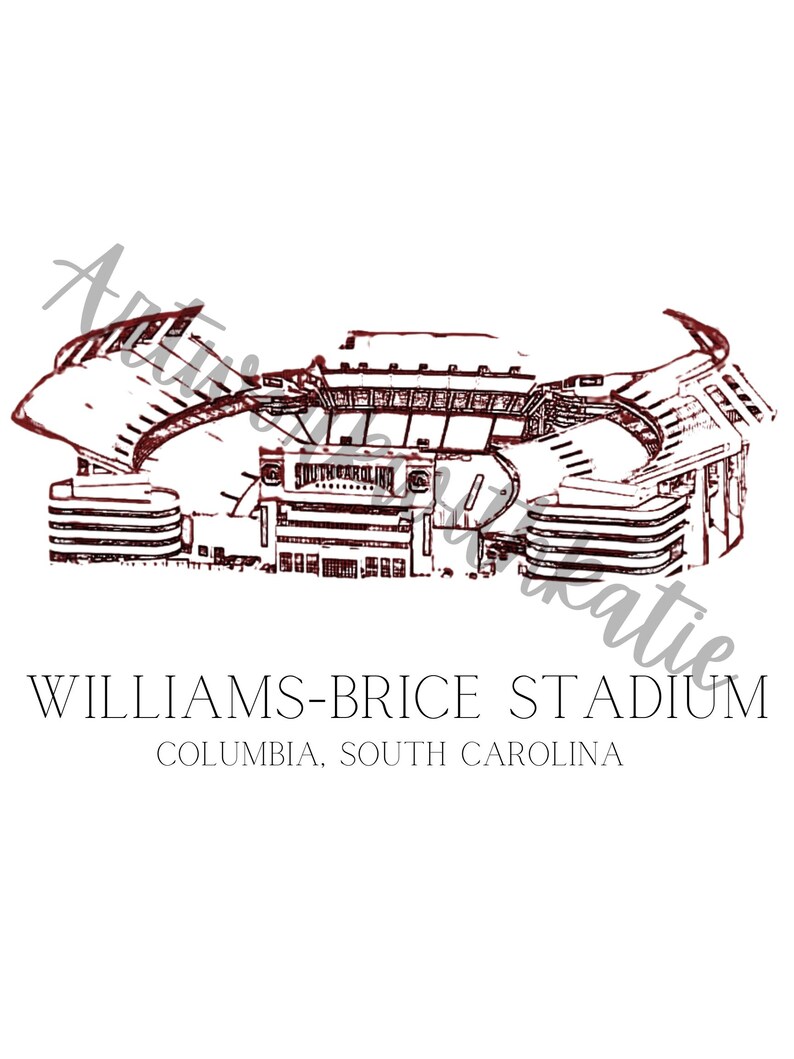 Williams-brice Stadium Gamecocks PNG - Etsy