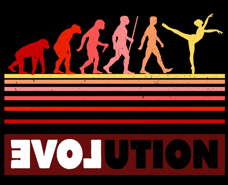 Ballet Evolution, Clipart, Digital Design, PNG - Etsy