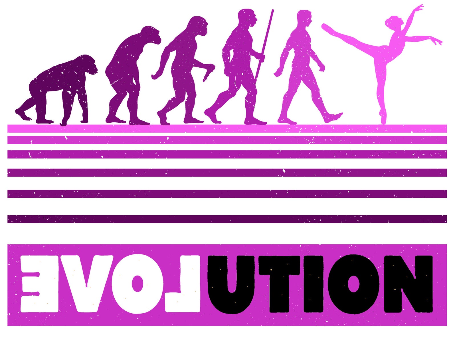 Ballet Evolution, Clipart, Digital Design, PNG - Etsy